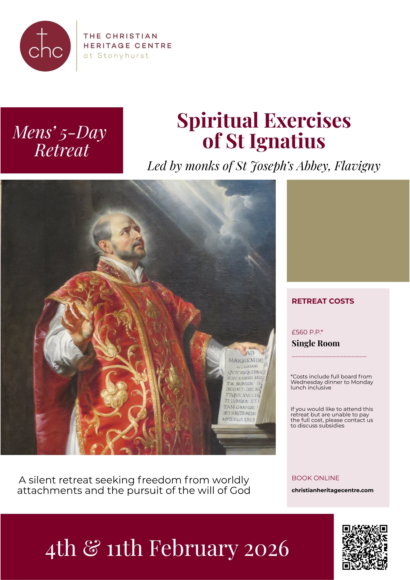 Spiritual Exercises of St Ignatius: Mens' 5-Day Retreat – The Christian ...